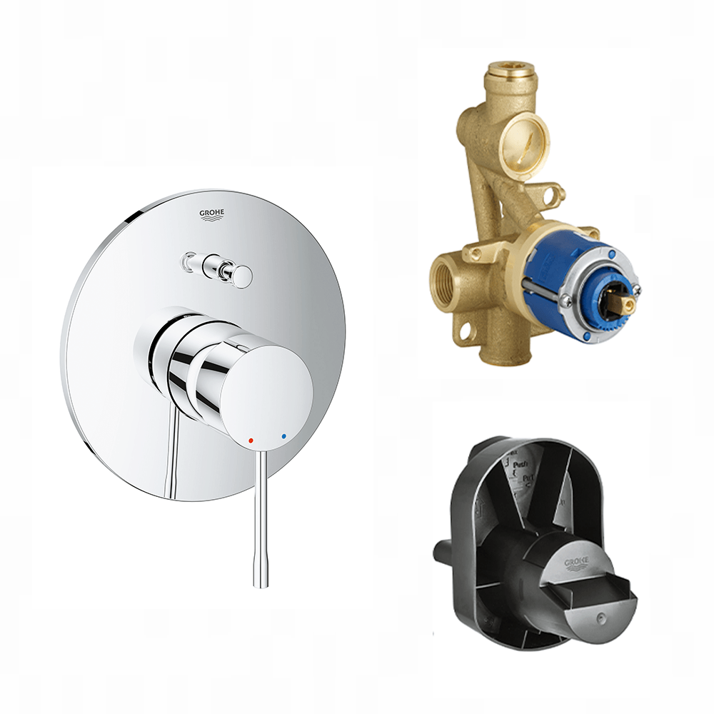 Mezclador de Ducha y Tina con Cuerpo Interno Grohe Essence New - Atika