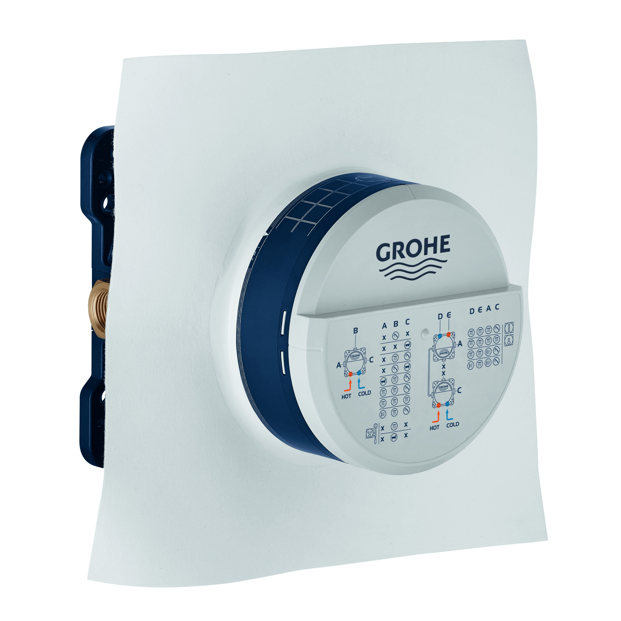 Mezclador de Ducha y Tina con Cuerpo Empotrado Grohe Eurocube - Atika