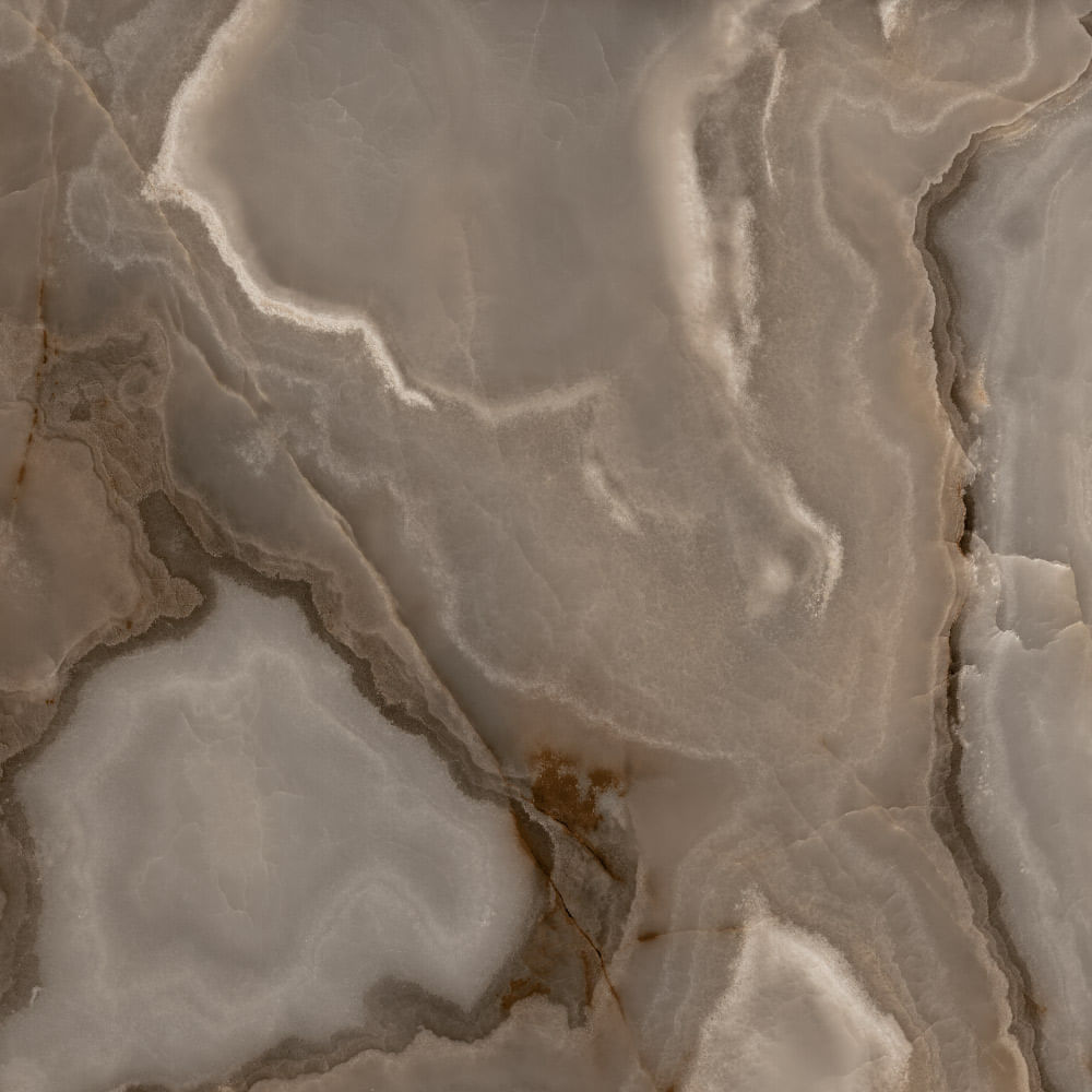 Porcelanato Rêve Choco Glossy 120x240 cm RT - Atika