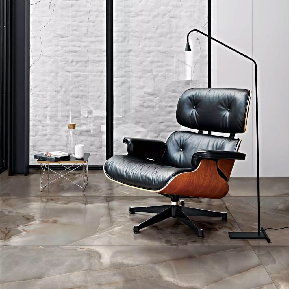 Porcelanato Rêve Choco Glossy 120x240 cm RT - Atika