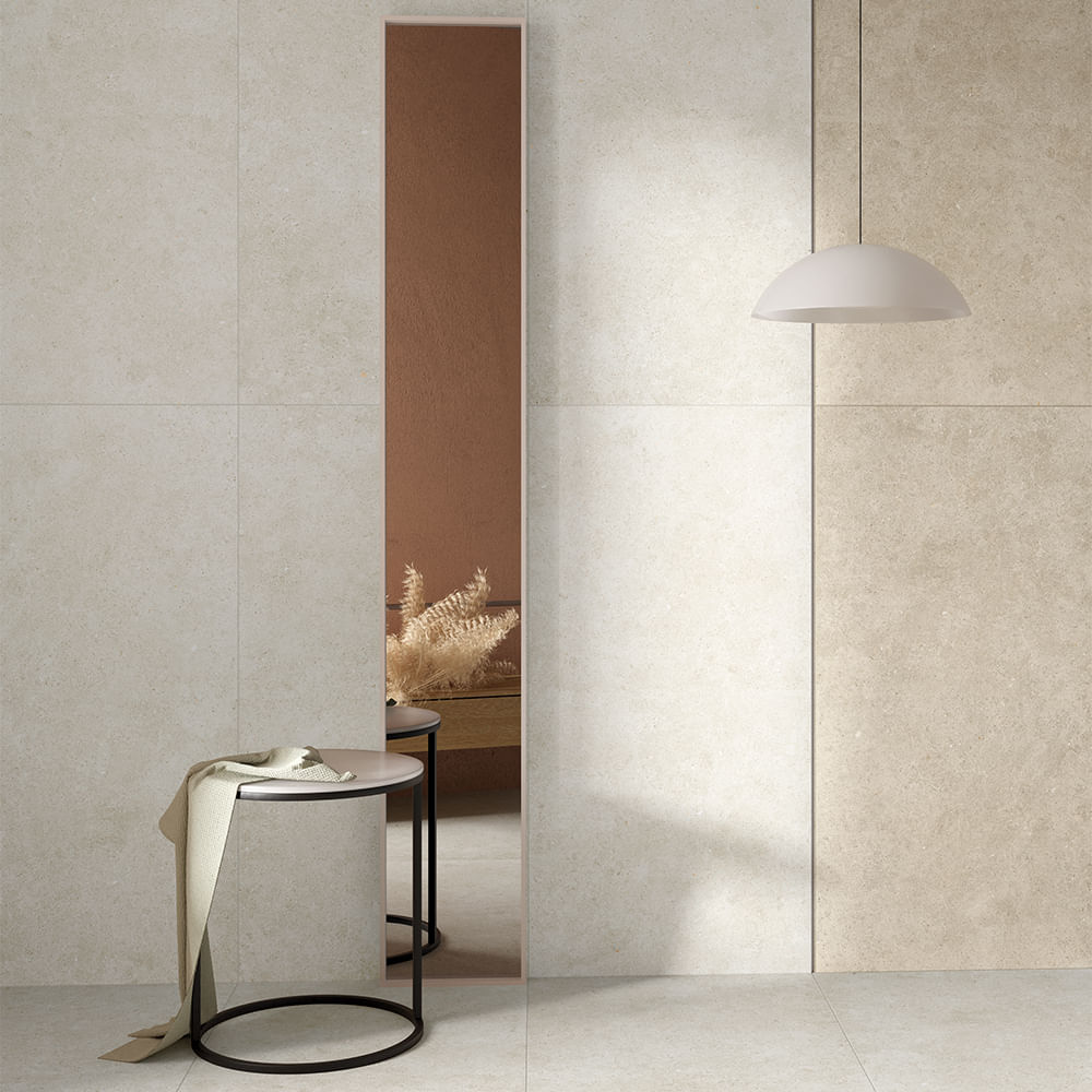 Porcelanato Soul White Nat. de 60x120 cm RT - Atika