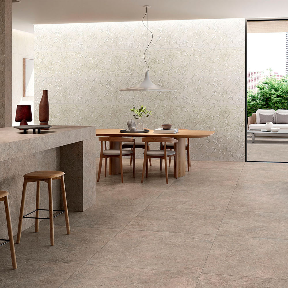 Porcelanato Wonderspace Foliage Light de 60x120 cm RT - Atika